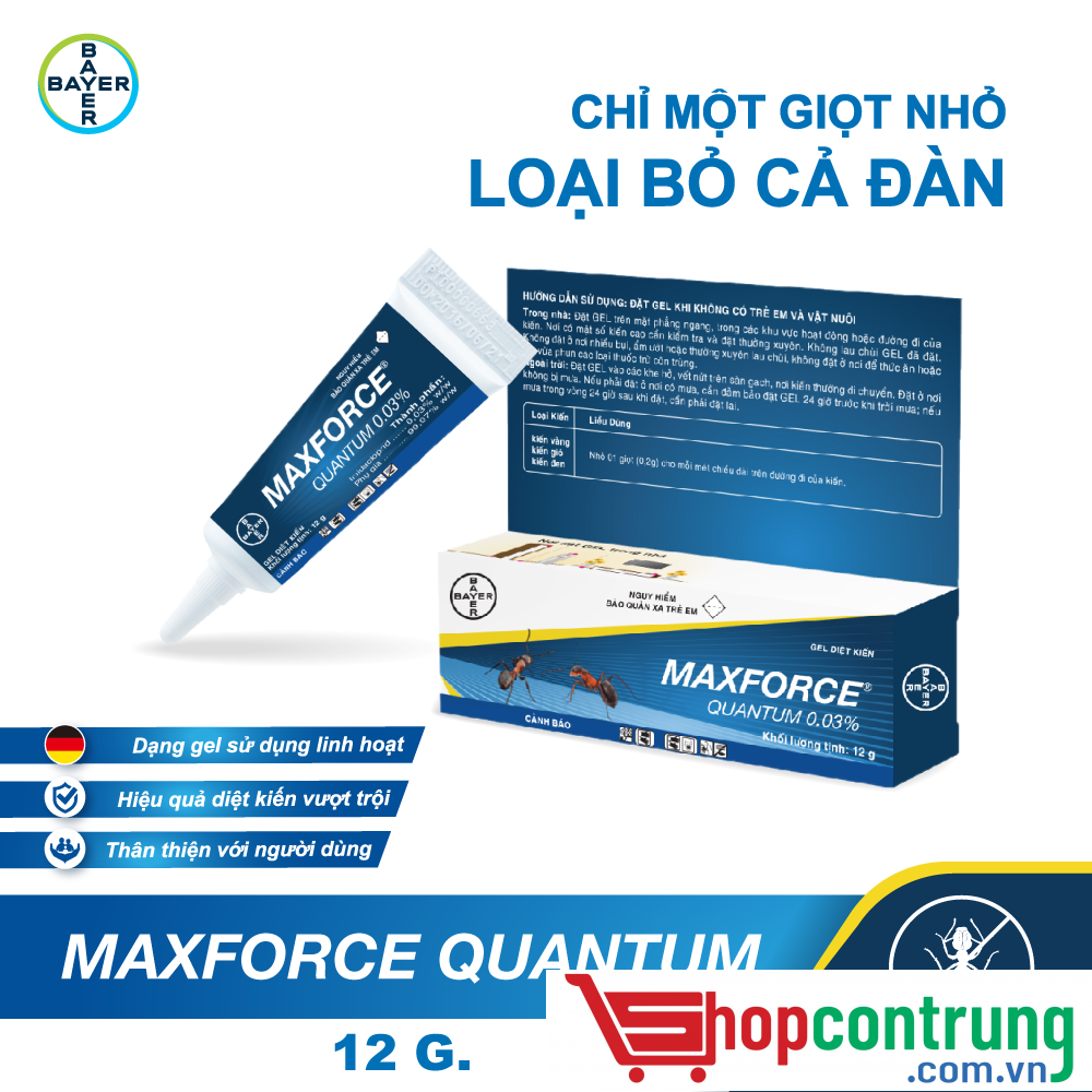 Maxforce Quantum thuốc diệt kiến hiệu quả/ bả diệt kiến