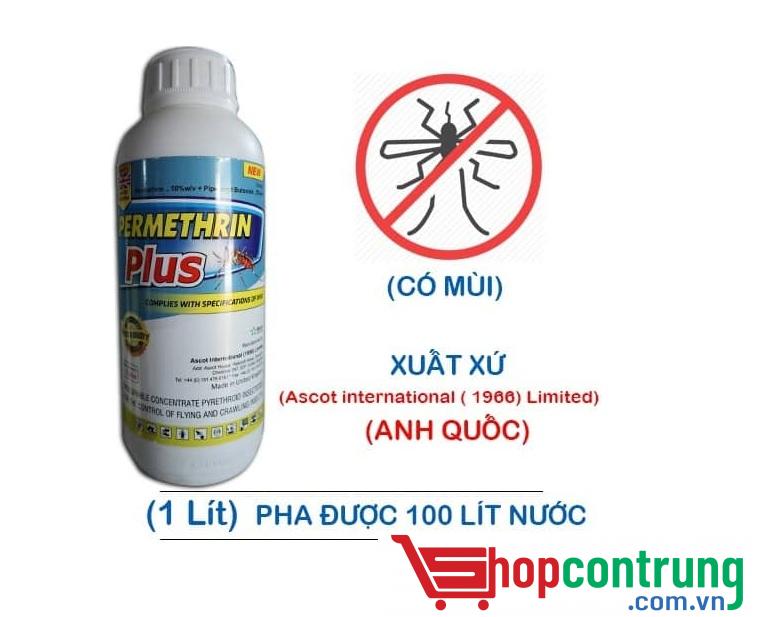 Permethrin Plus 50 EC thuốc diệt muỗi/ diệt côn trùng HIỆU QUẢ
