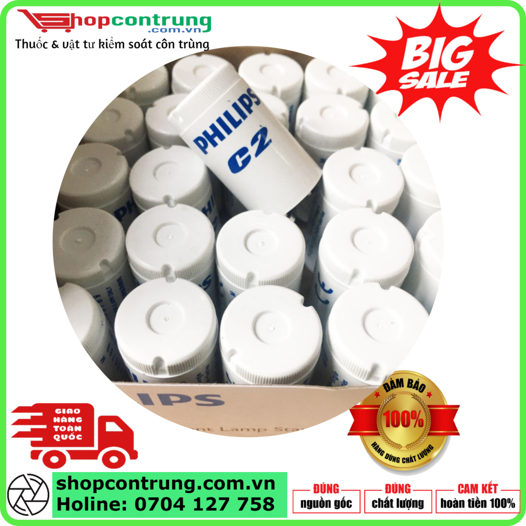 Tắc te đèn bẫy côn trùng Philips C2 - Shop côn trùng giá rẻ uy tín nhất