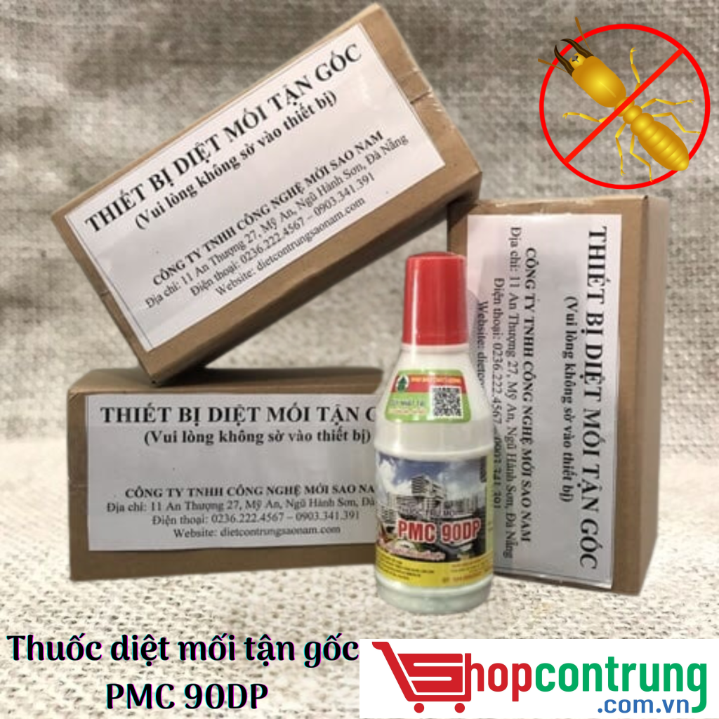 Thuốc trừ mối PMC 90DP - thuốc diệt mối sinh học giá rẻ - hiệu quả