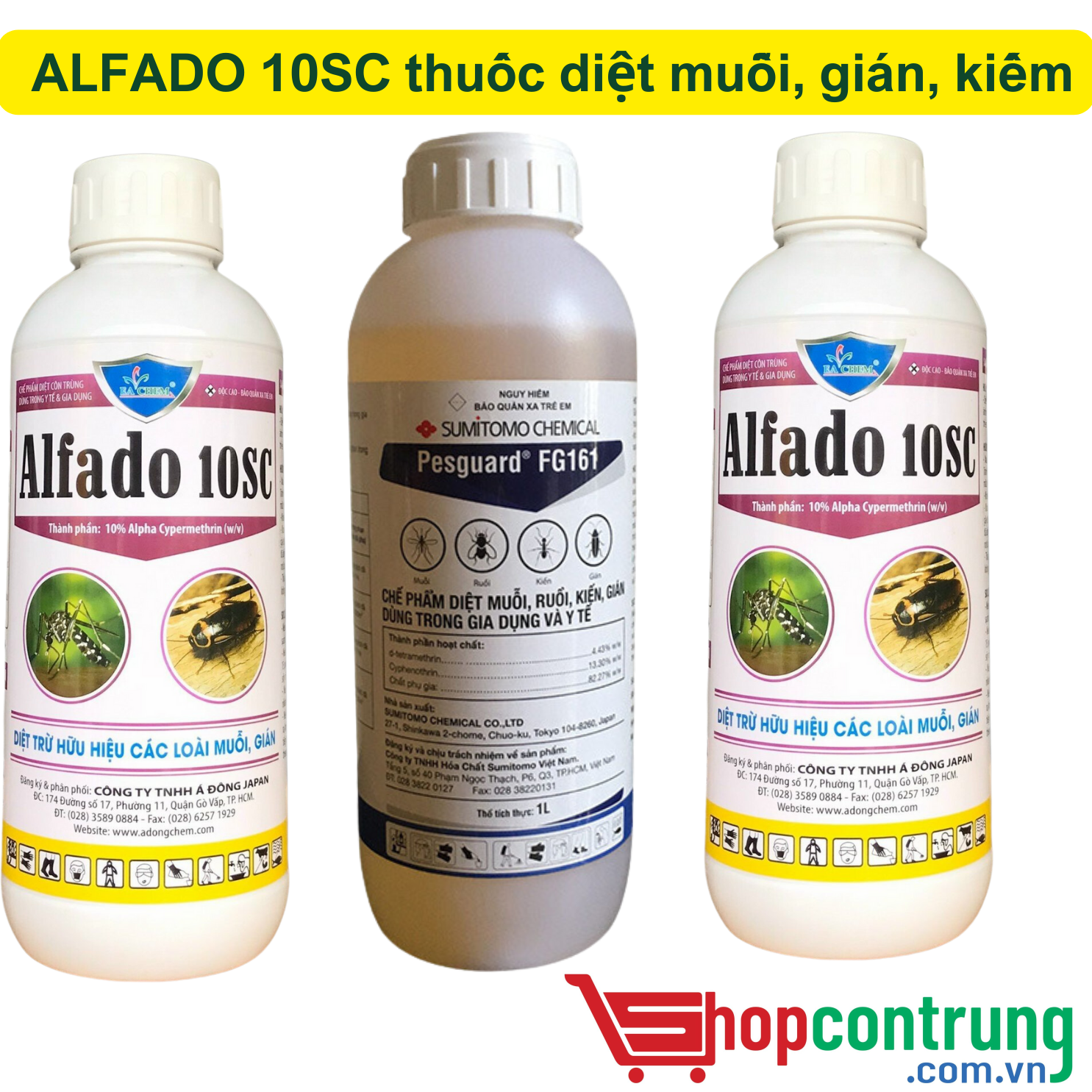 Thuốc diệt côn trùng Alfado 10SC không mùi giá rẻ - hiệu quả, an toàn