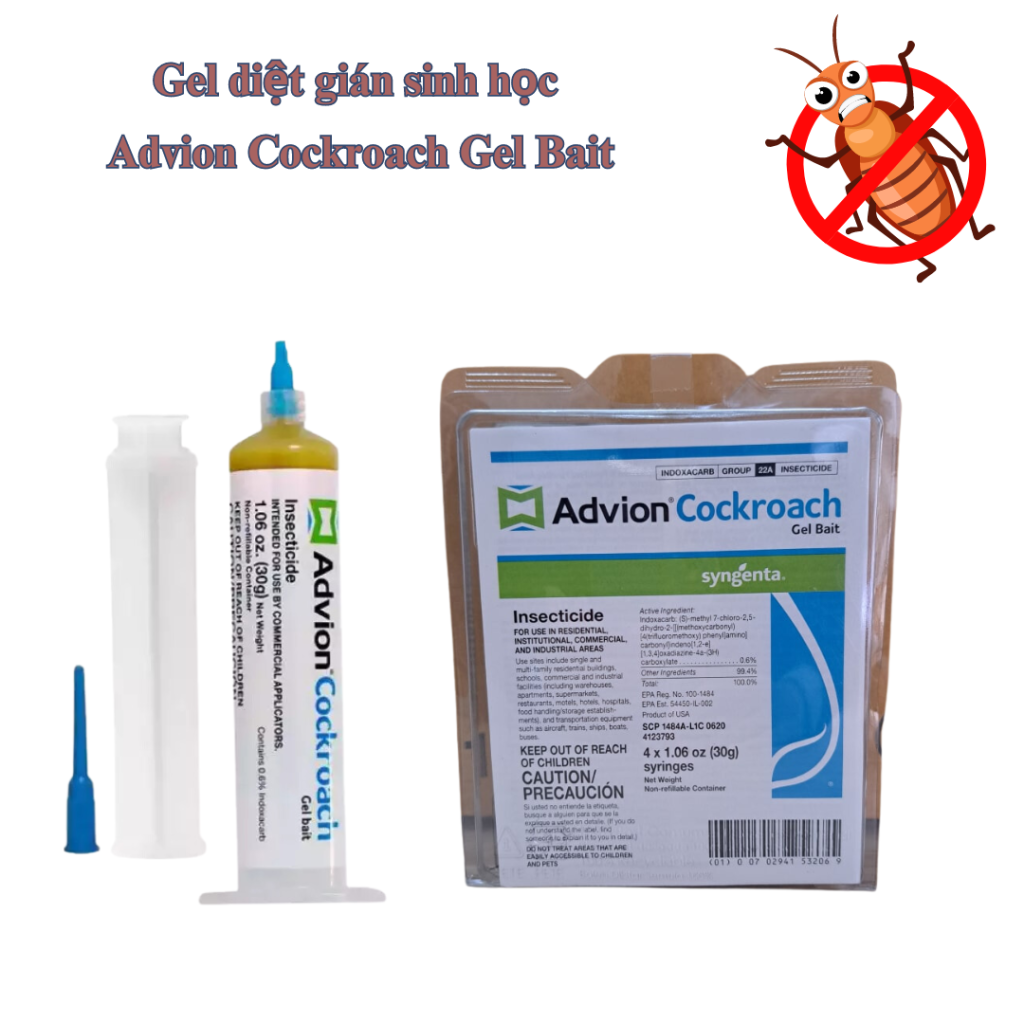 Bả diệt gián Advion Cockroach Gel Bait - Shop côn trùng thuốc diệt gián ...
